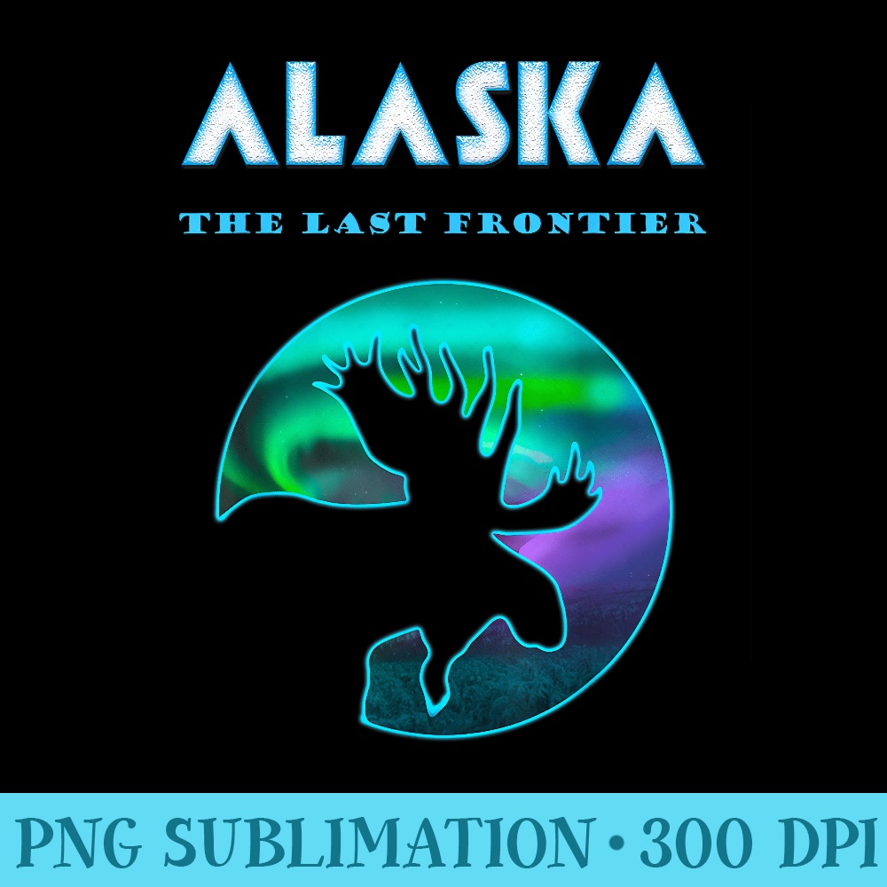 Alaska Northern Lights T Alaskan Moose with Aurora - PNG Ima | Inspire ...