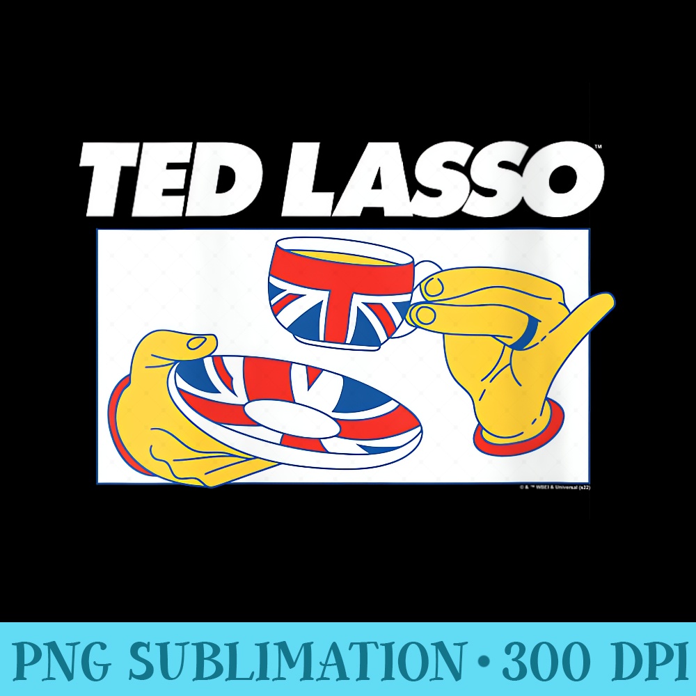 Ted Lasso Tea Cup with Logo - PNG Picture Download | Inspire Uplift