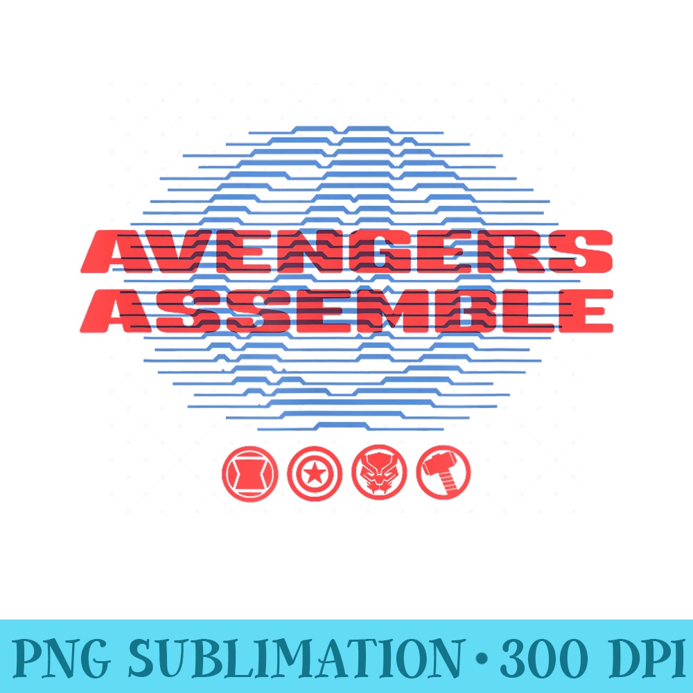 Amazon Essentials Marvel Avengers Assemble Logo - Transparen | Inspire ...