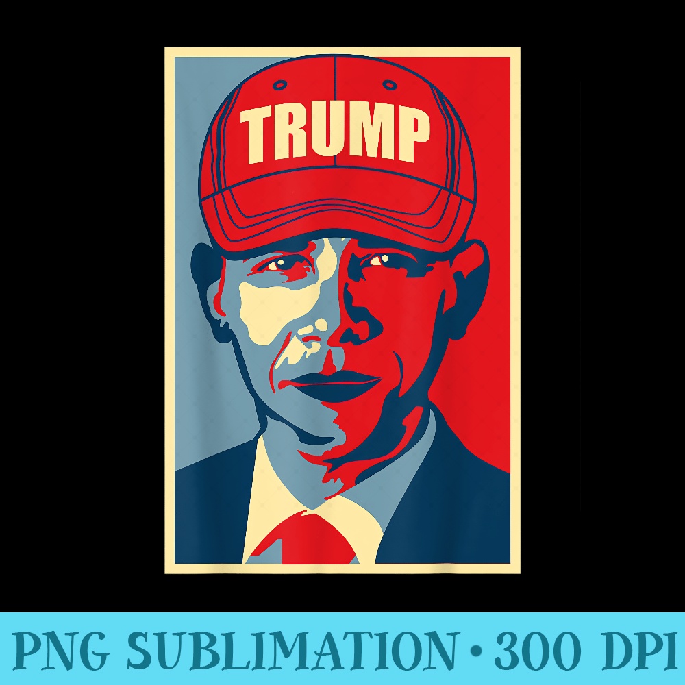 Barack Obama Trump Hat 2020 Election MAGA Republican - High | Inspire ...