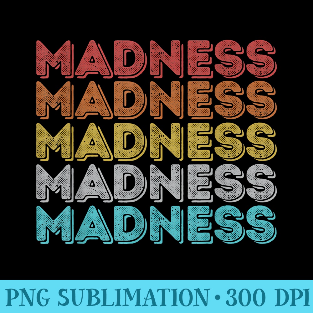 Vintage Retro Madness - Transparent PNG Design - Inspire Uplift