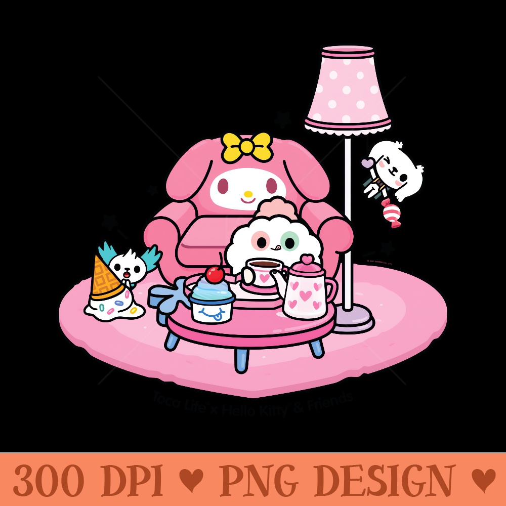 Toca Life x Hello Kitty & Friends TEA PARTY Sweatshirt - Rea - Inspire ...