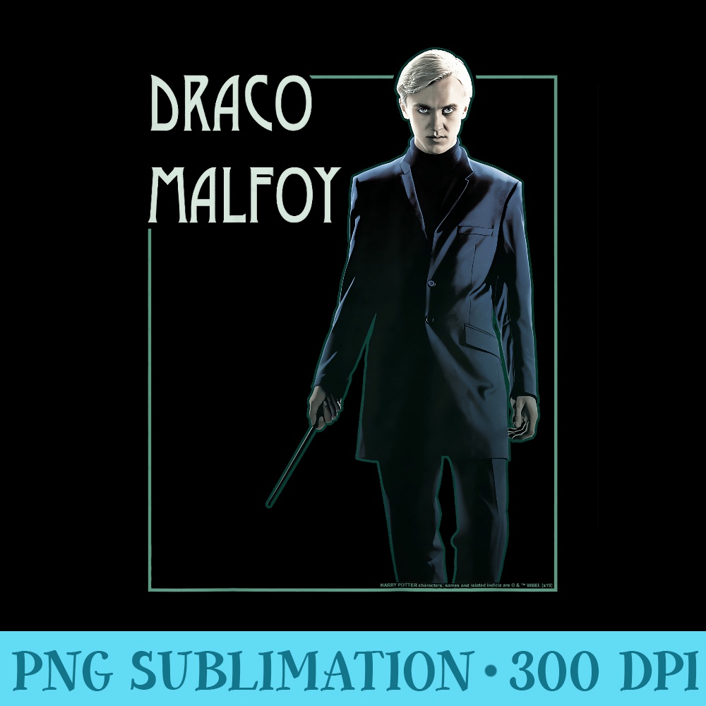 Harry Potter Draco Malfoy Simple Framed Portrait - PNG desig | Inspire ...