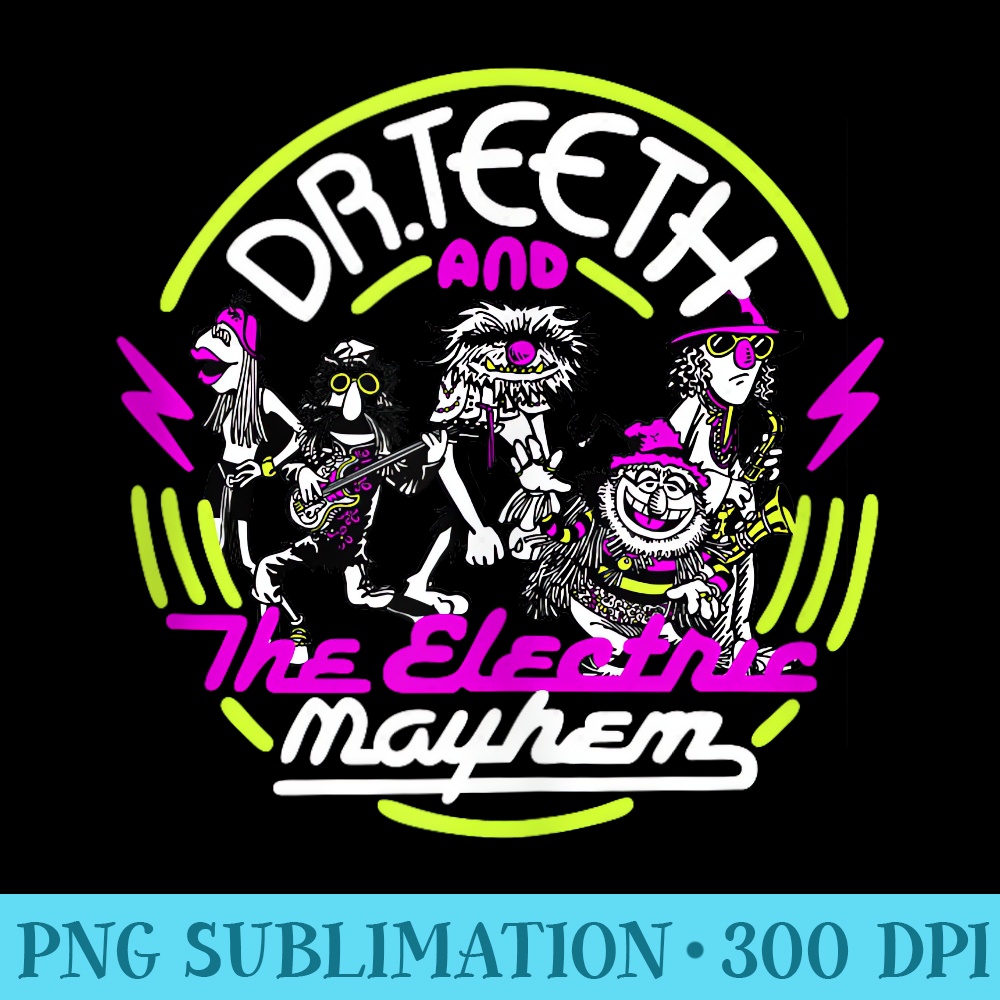 Disney The Muppets Dr. th Electric Mayhem Neon Sign - Downlo | Inspire ...