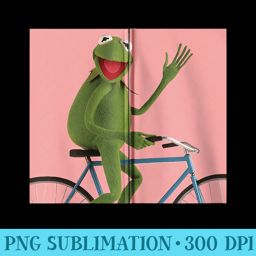 Disney The Muppets Kermit The Frog Bike Ride - Transparent P | Inspire ...