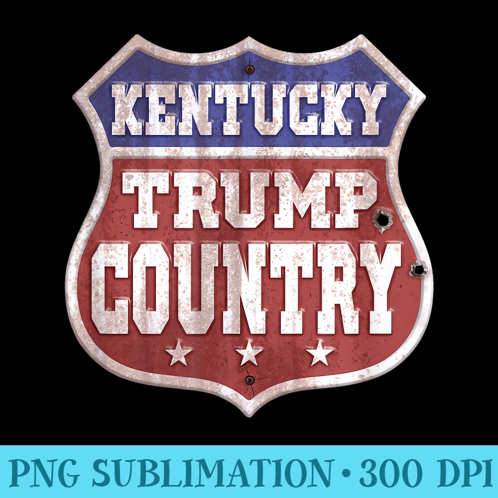 Trump 2024 Sign Kentucky Trump Country Trump - PNG Graphic R | Inspire ...