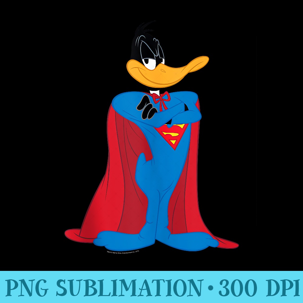 Looney Tunes Super Daffy - PNG Graphic Resource | Inspire Uplift