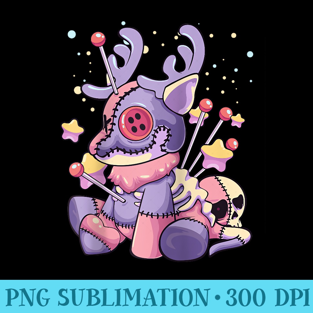 Pastel Goth Kawaii Menhera Yami Sad Voodoo Doll Wendigo Ragl | Inspire ...