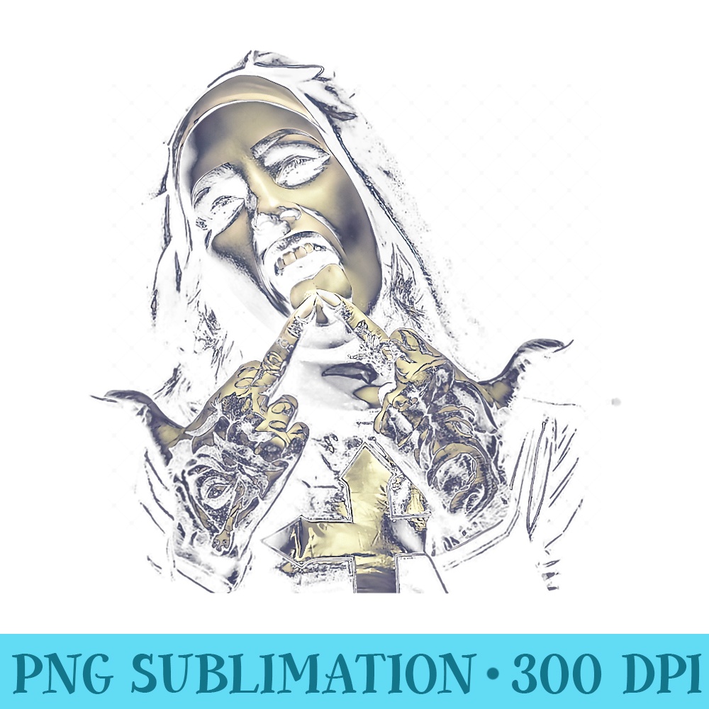 Occult Gothic Dark Satanic Nun Tattoos Unholy Nun Horror - U | Inspire ...