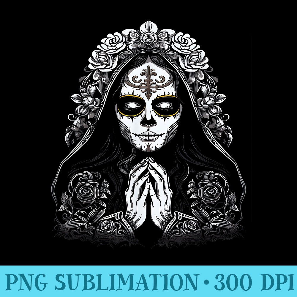 Faith Skull Nun Praying Pentagram Satanic Nun Gothic Horror | Inspire ...