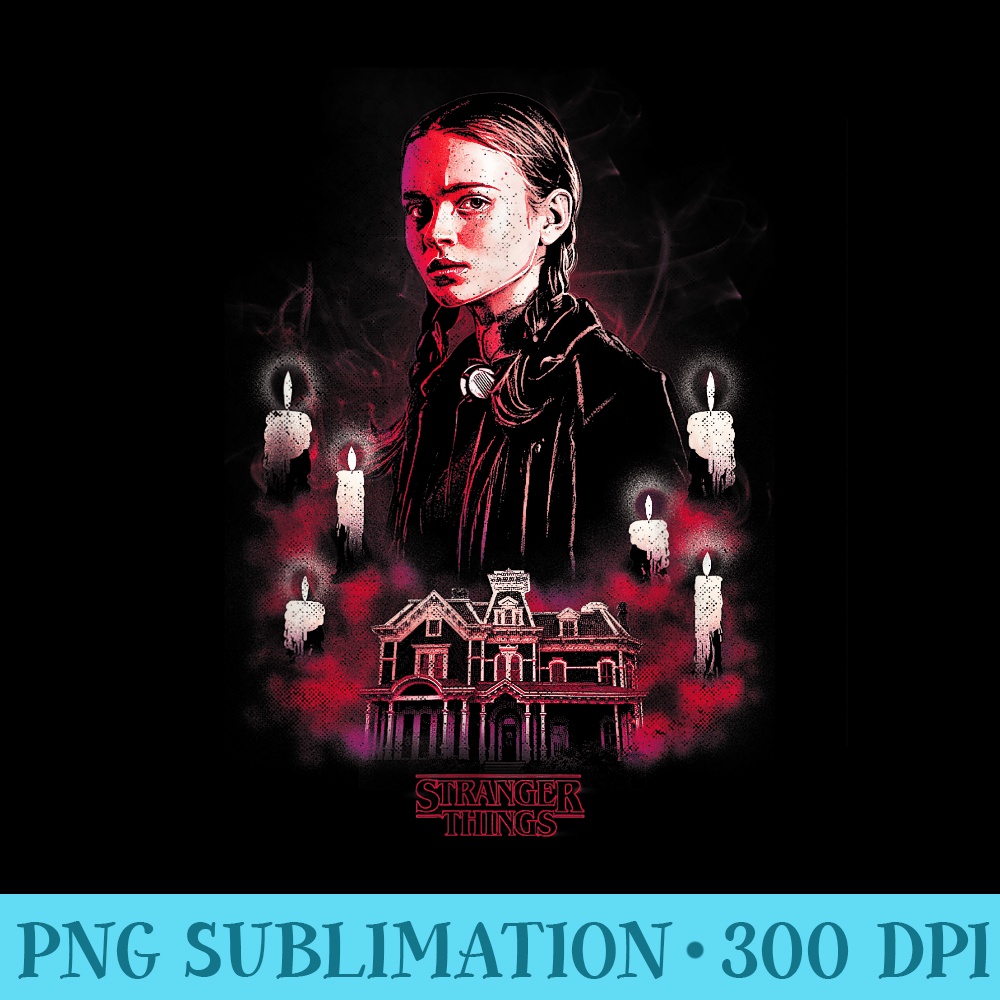 Stranger Things Max Portrait Creel House Horror Poster - PNG | Inspire ...