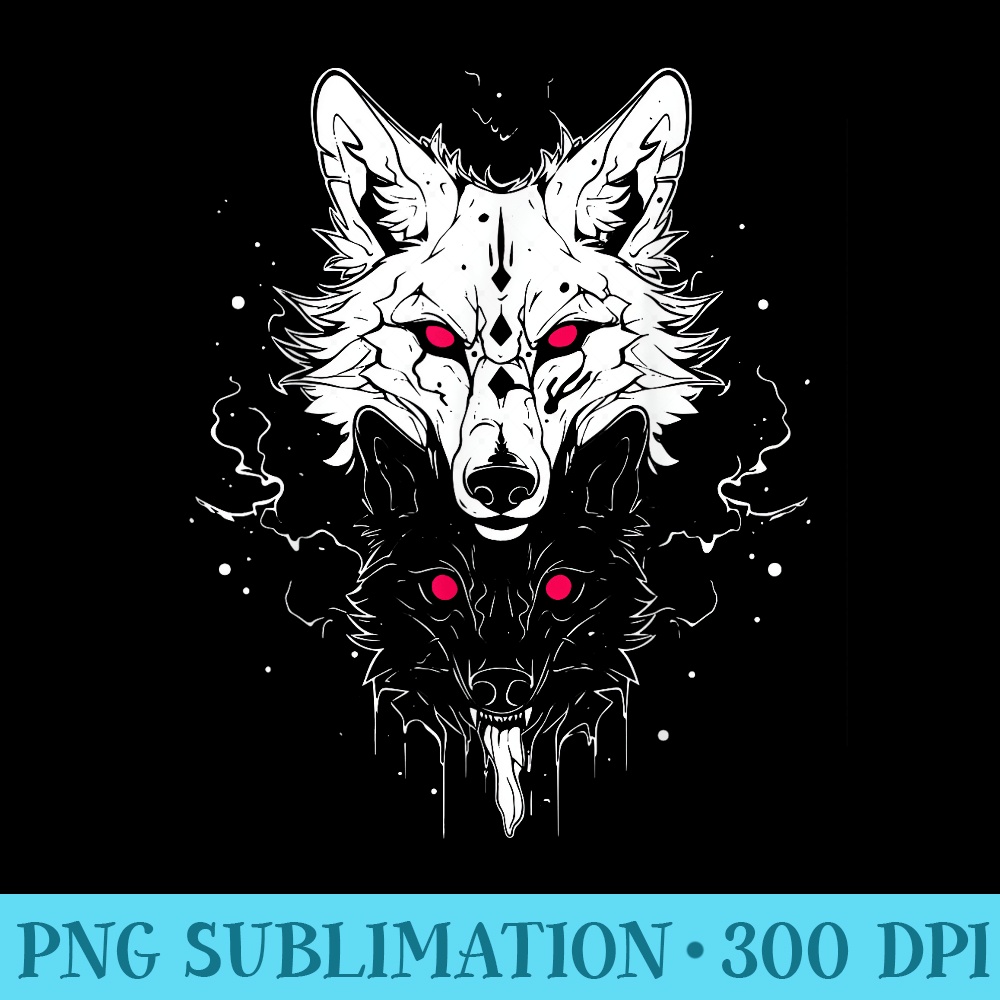 Occult Horror Witchy Gothic Furry Wolves Wolf Fursona - Mode | Inspire ...