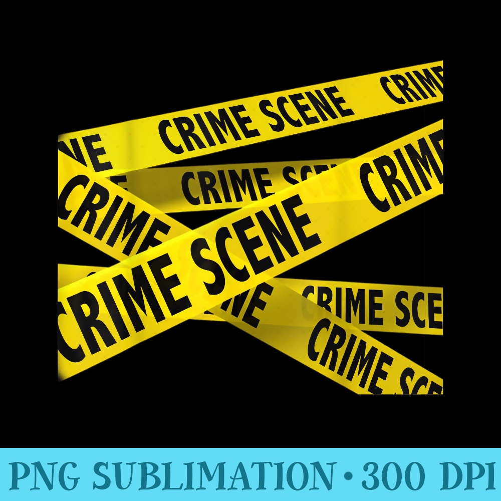 Crime Scene Tape Police T - Sublimation patterns PNG | Inspire Uplift