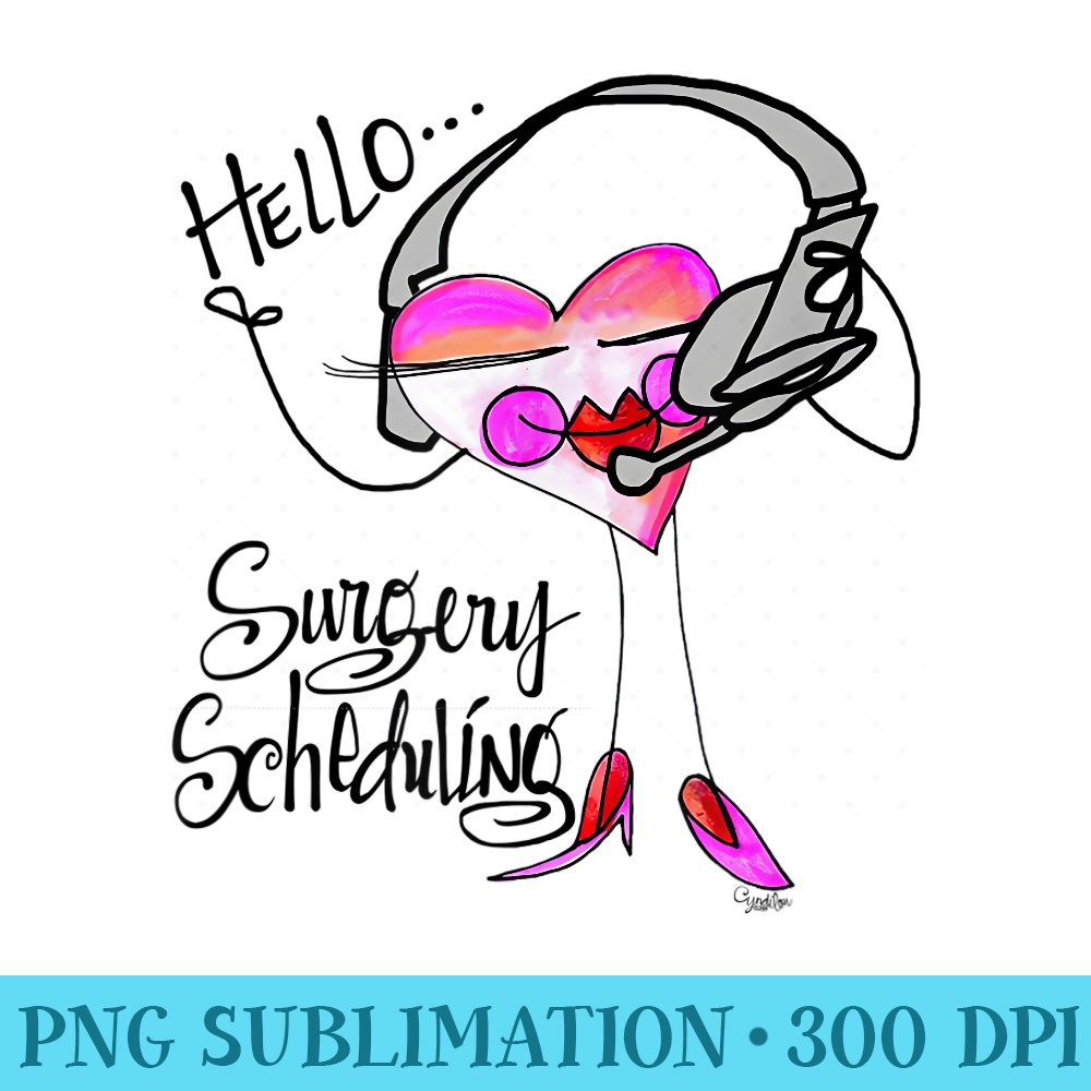 Surgery Heart Headset Scheduling Office Staff Cute - PNG Dow | Inspire ...