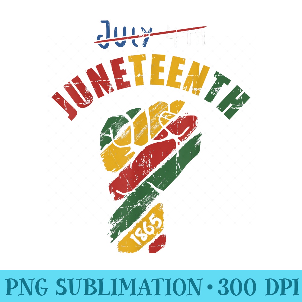 Juneteenth fist with flag for black independence since 1865 | Inspire ...