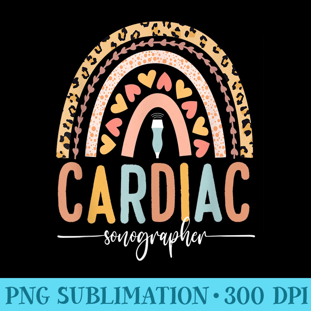 Rainbow Leopard Cardiac Sonographer Ultrasound Tech RDCS - P | Inspire Uplift