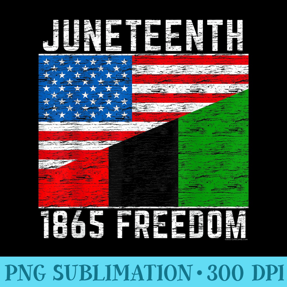 Juneteenth 1865 Freedom Black African American Flag - Downlo | Inspire ...