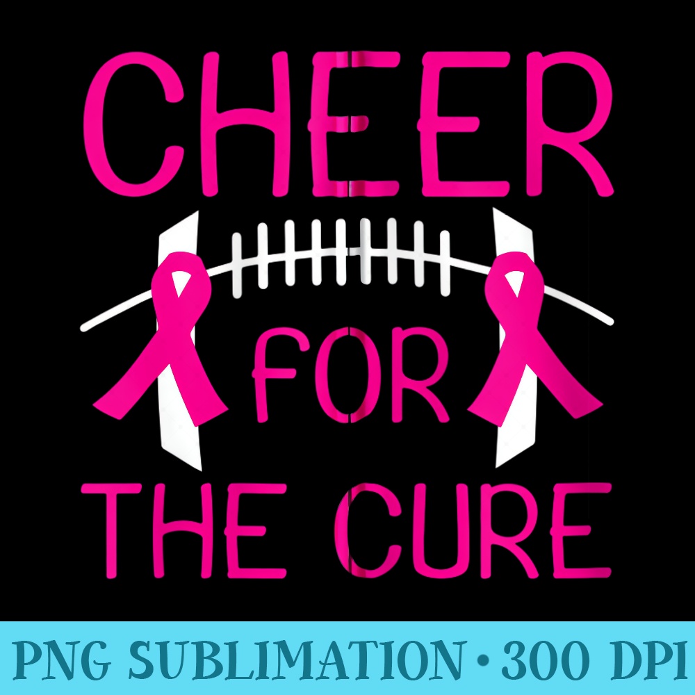 Breast Cancer Awareness Cheer For The Cure - PNG Download Cl | Inspire ...
