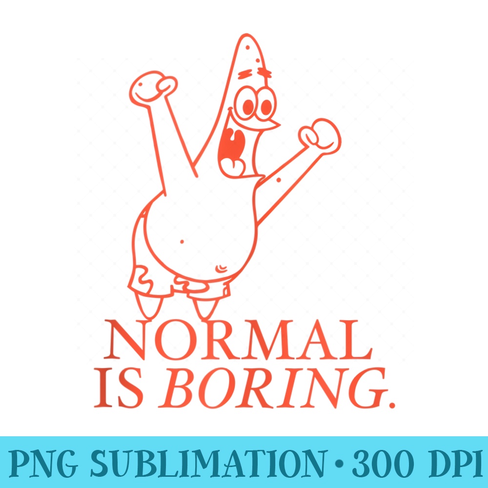 Amazon Essentials SpongeBob SquarePants Patrick Normal is Bo | Inspire ...