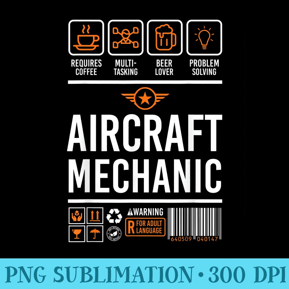 Aircraft Mechanic Cute Aircraft Work Wear - Sublimation patt | Inspire ...