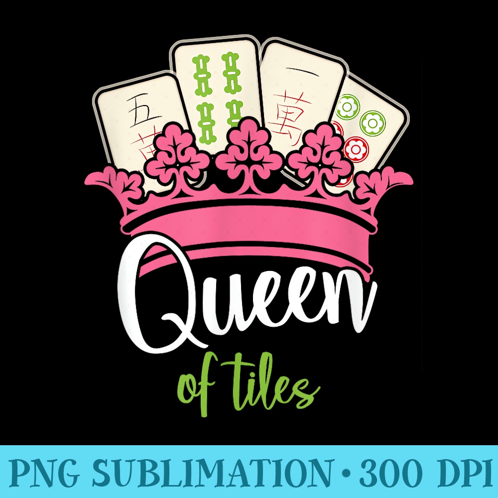 Mahjong Queen Of Tiles Mah Jong T - Unique Sublimation patte | Inspire ...