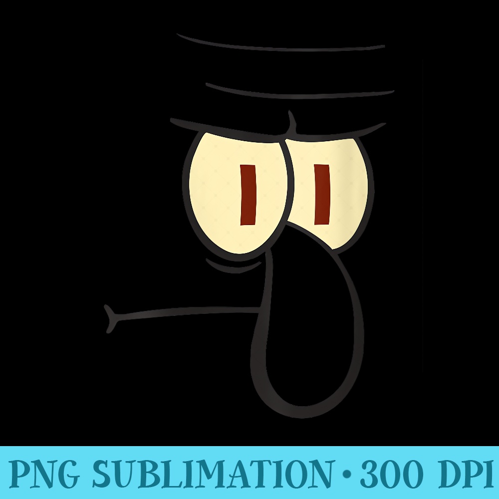 s SpongeBob SquarePants Squidward Big Face - Ready To Print | Inspire ...