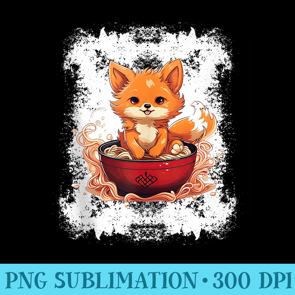 Fox Ramen japanese anime kawaii otaku noodles - Sublimation | Inspire ...