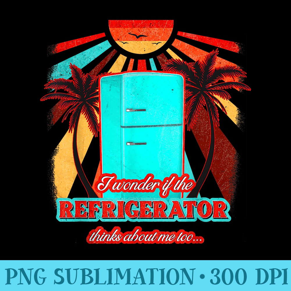 Funny Refrigerator retro fridge love eating sweet tooth beer | Inspire ...