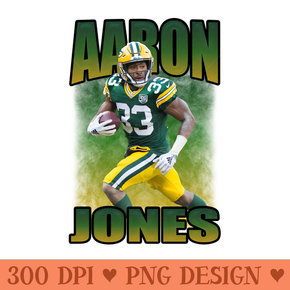 Aaron Jones Bootleg - High Resolution PNG Designs | Inspire Uplift