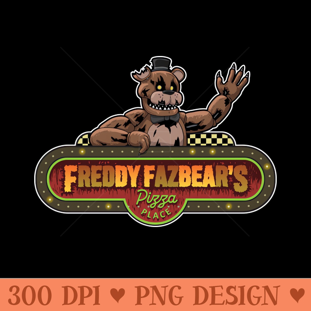 FNAF Nightmare Freddy Movie sign - PNG Image Download | Inspire Uplift