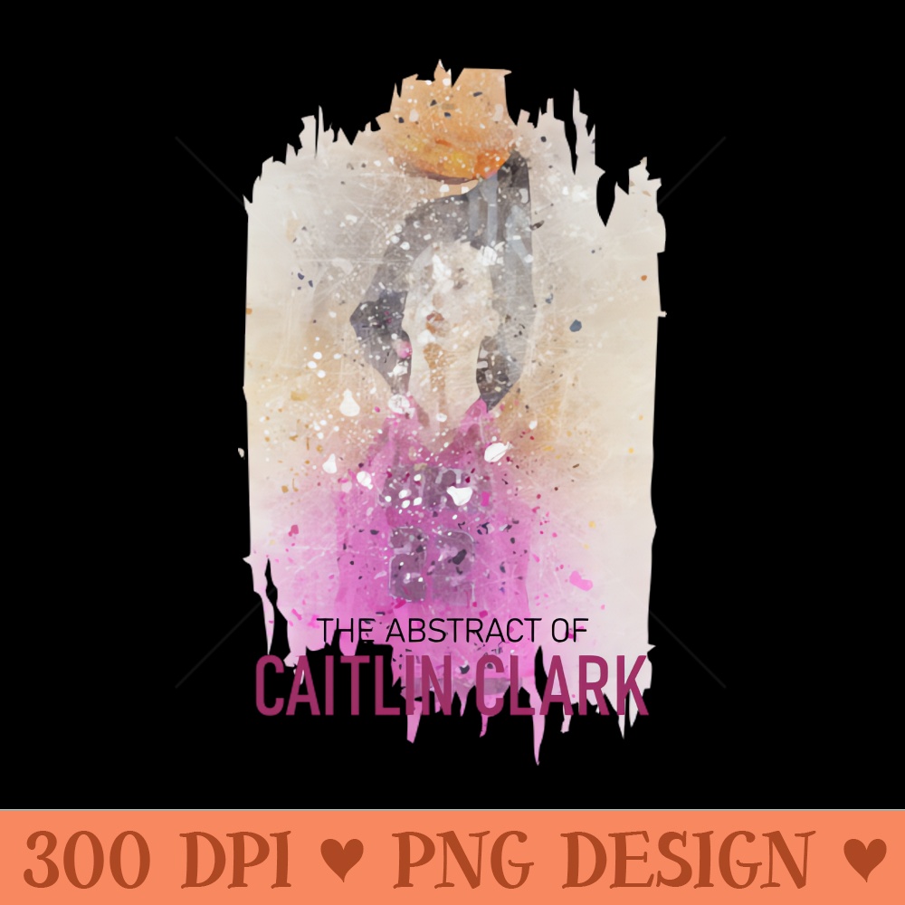 CAITLIN CLARK IN ABSTRACT PAINTING - High Quality PNG Files | Inspire ...