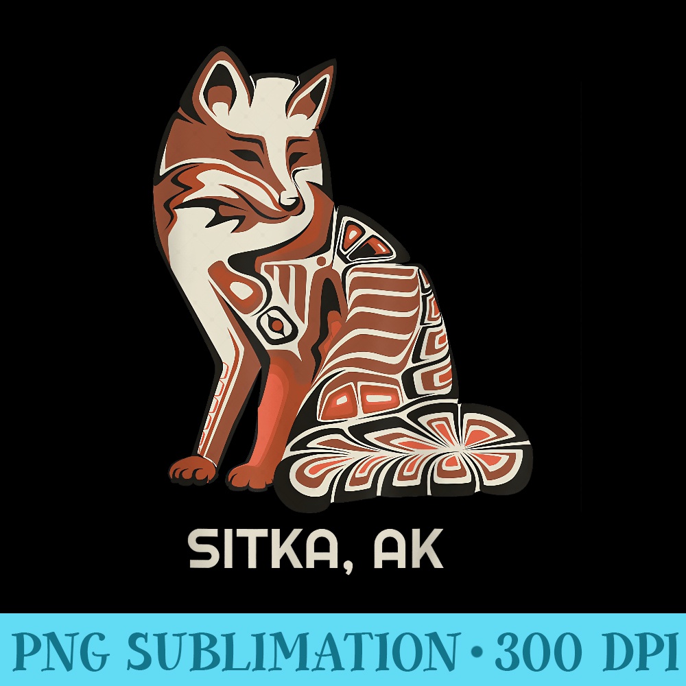 Tribal Fox Sitka, AK Native Indian American Haida Style - PN | Inspire ...