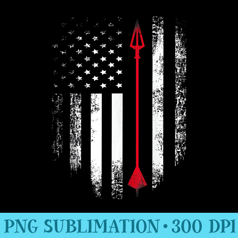 Vintage USA Red White Archery Arrow American Flag - Download | Inspire ...