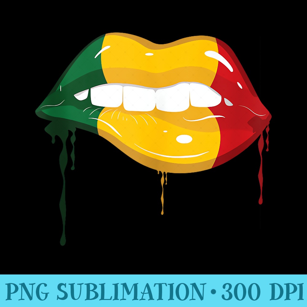 s Reggae Sexy Dripping Lips Flag Rastafari Rasta Drip - Shir | Inspire ...