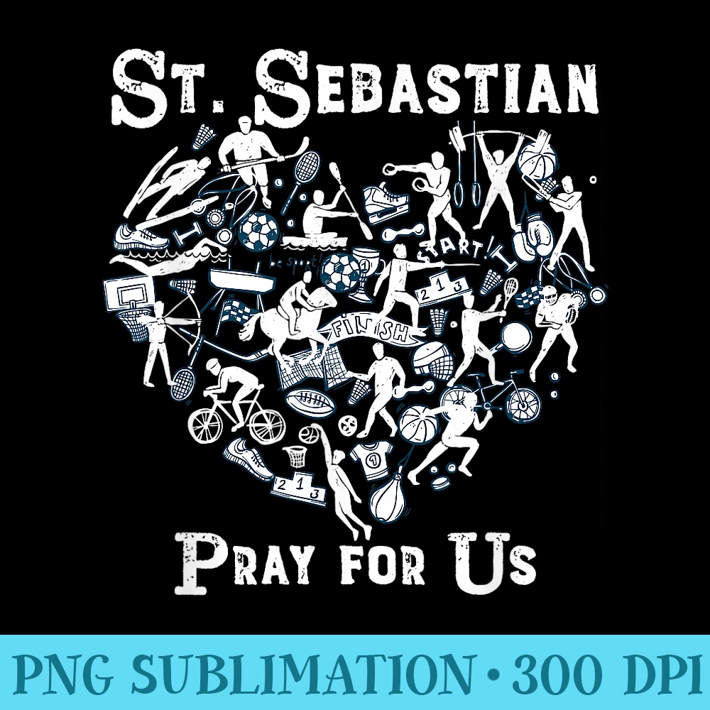 St. Sebastian Patron Saint of Sports Athletes Catholic - Tra | Inspire ...