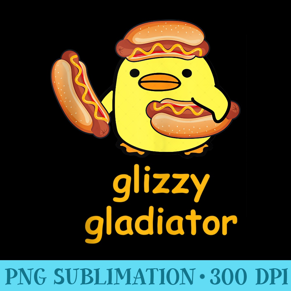 Glizzy Gladiator Duck Hotdog Meme - Download PNG images | Inspire Uplift