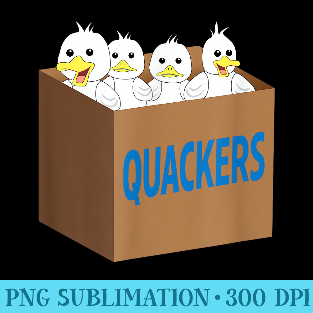 Box of Quackers Duck Humor Apparel - PNG Download Collection | Inspire ...