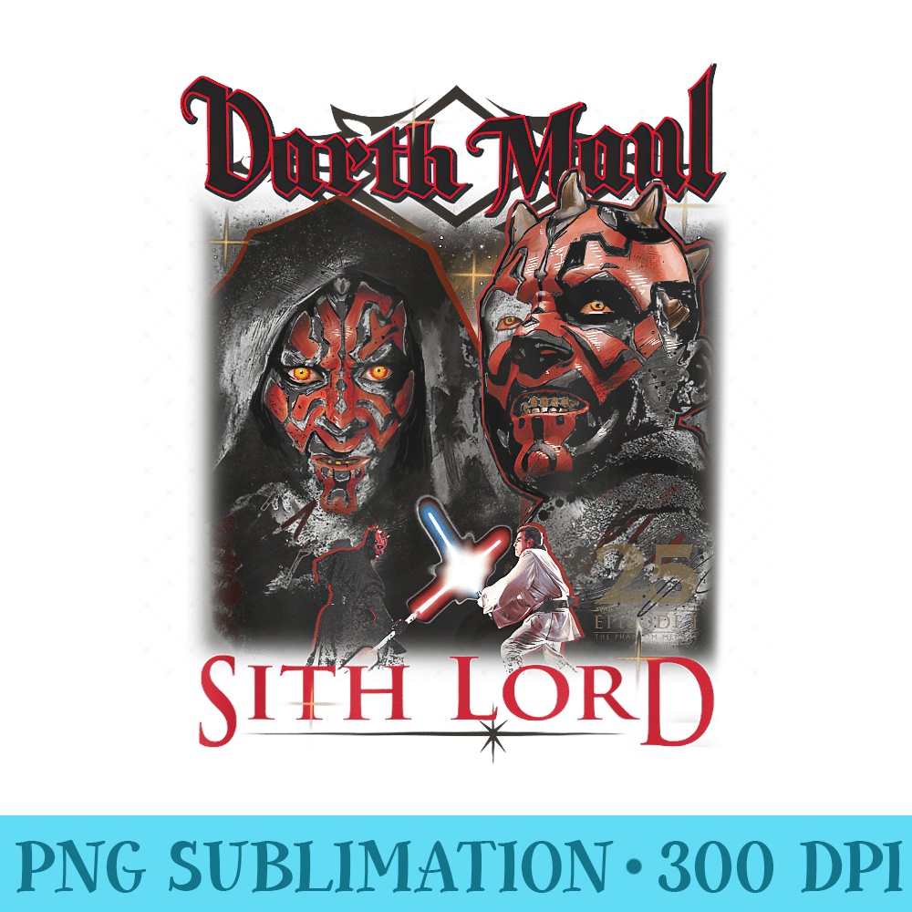 Star Wars Classic Darth Maul Sith Lord Vintage Chest Poster | Inspire ...
