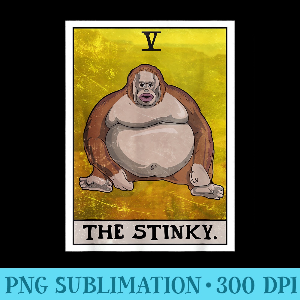 Th Stinky Meme Tarot Card Uh Oh Stinky Monkey - High Quality | Inspire ...
