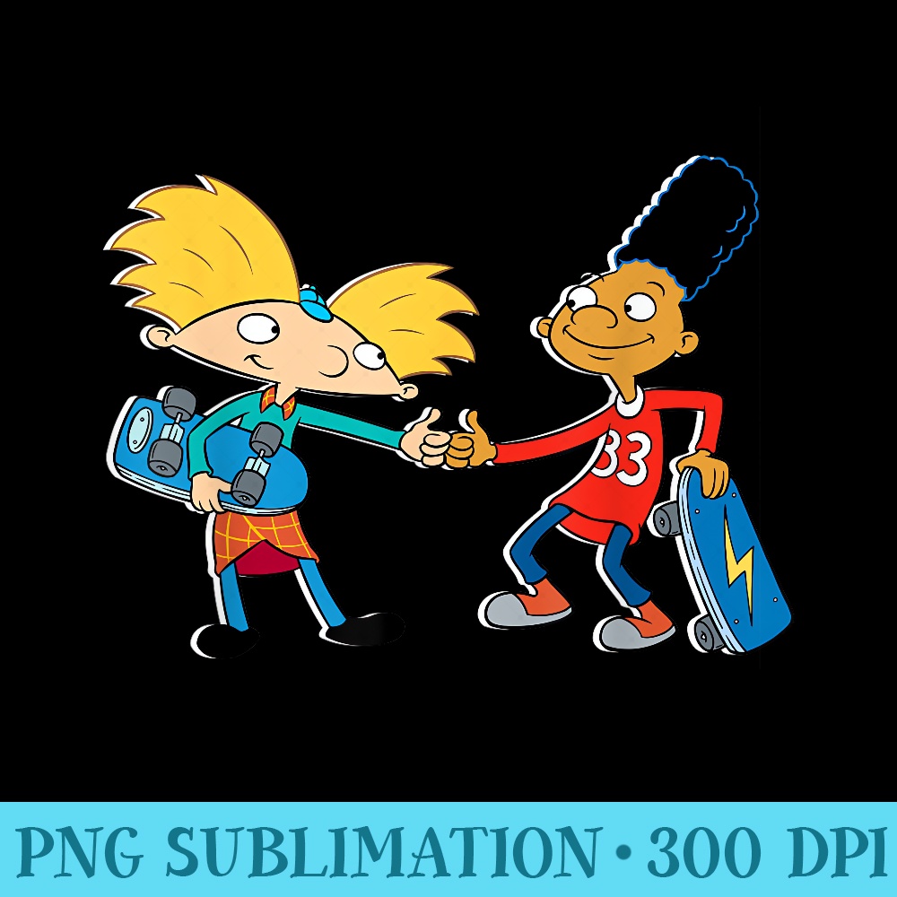 Nick Rewind Hey Arnold - Sublimation printables PNG download | Inspire ...