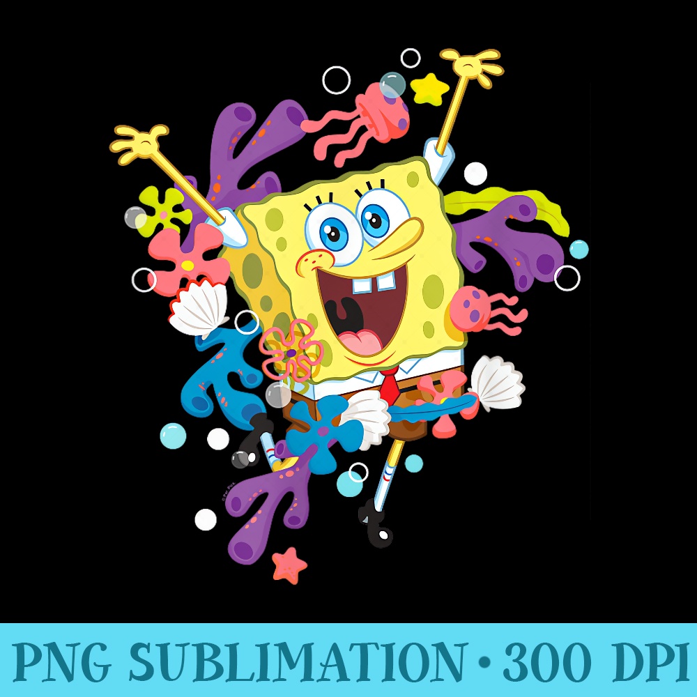 Sponge on the Run Spongebob Hands Up - Printable PNG Images | Inspire ...