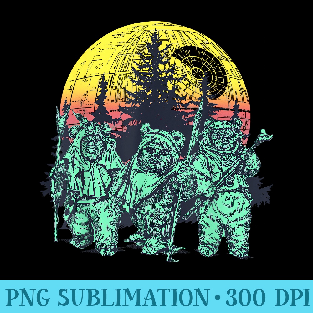 Star Wars Endor Ewok Forest Sunset - PNG Clipart Download | Inspire Uplift