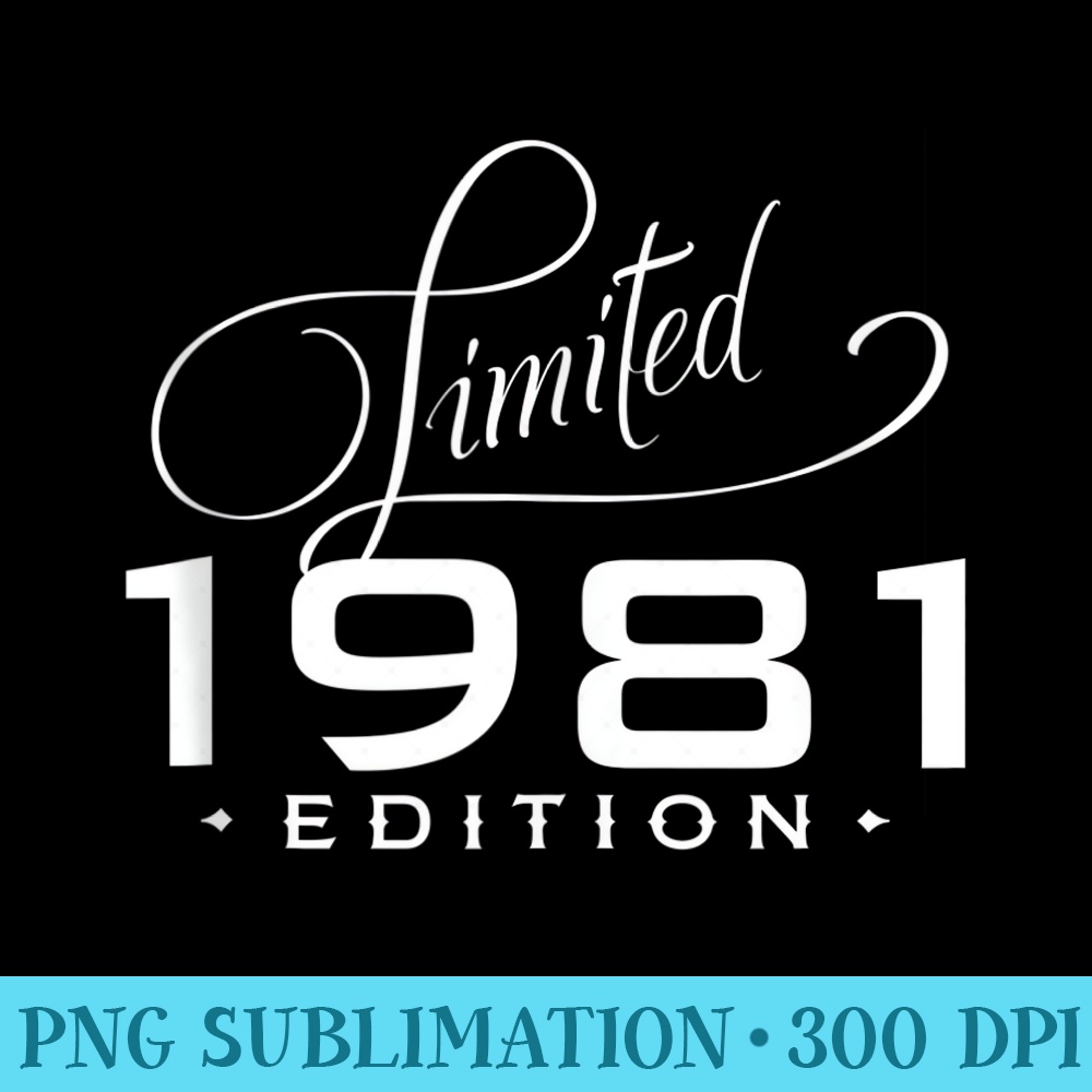Limited Edition 40th Birthday 1981 Aged To Perfection - Down | Inspire ...