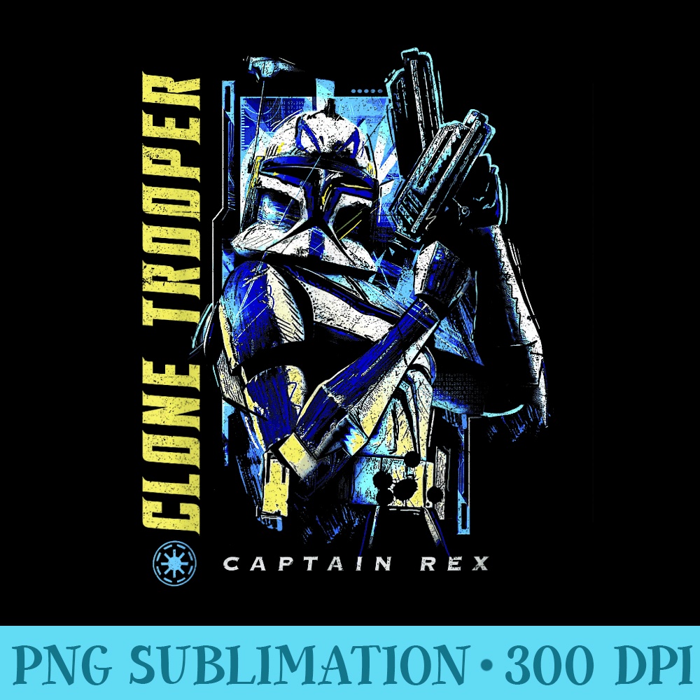 Star Wars The Clone Wars Captain Rex Clone Trooper Poster - | Inspire ...