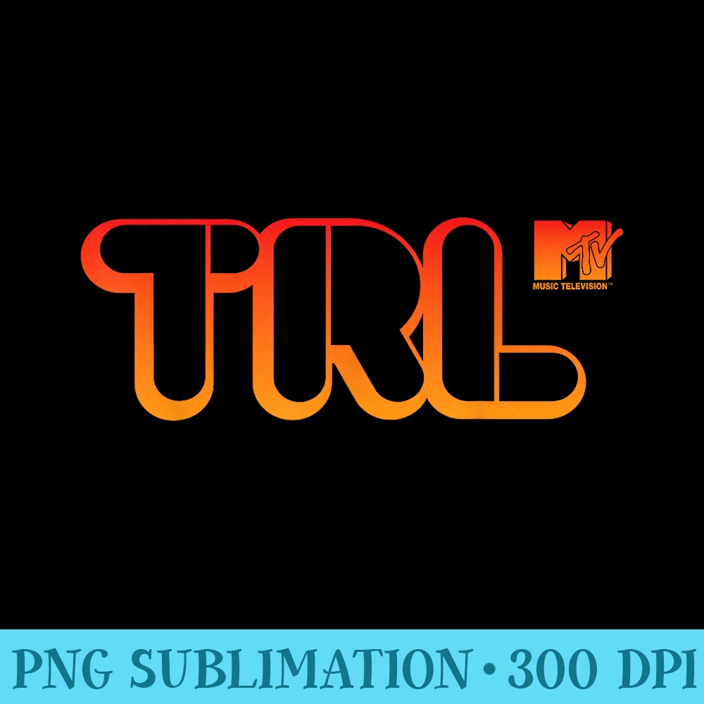 MTV TRL Bubble Letters Graphic T - Free Transparent PNG Down | Inspire ...