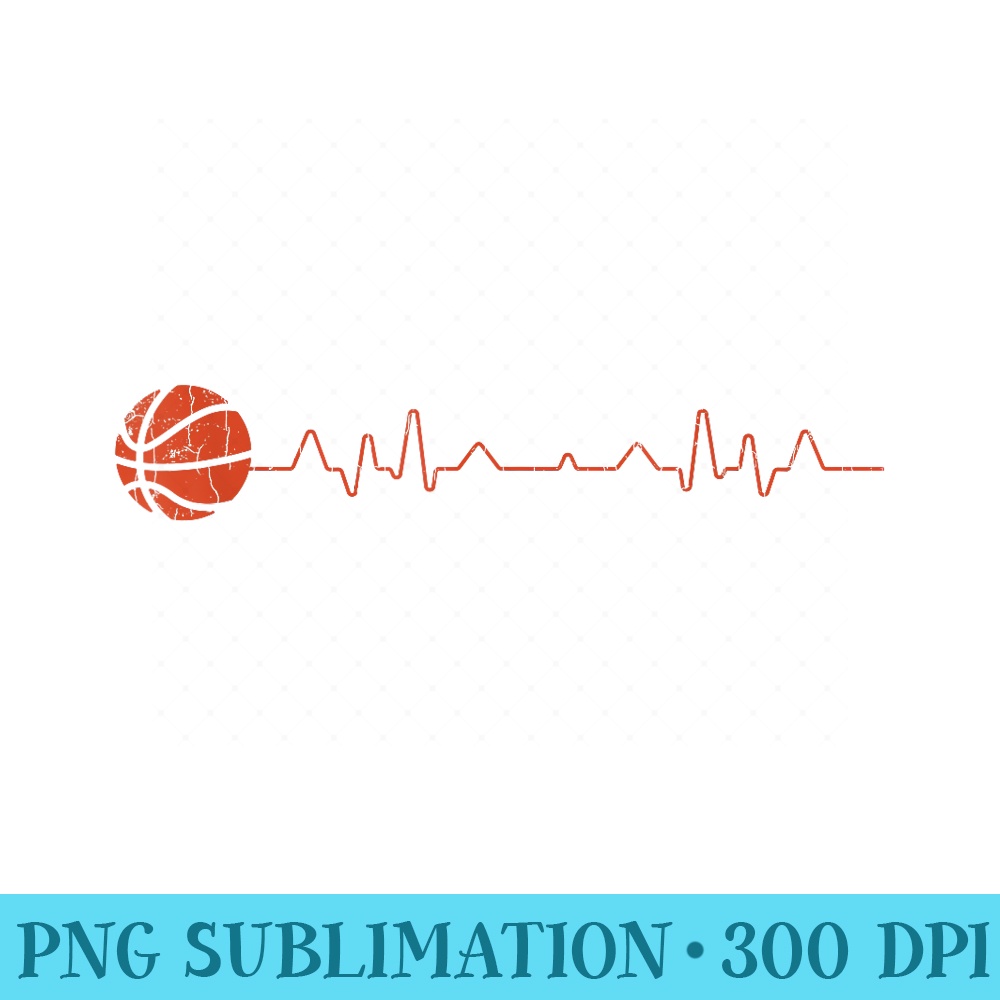 Basketball Heartbeat Player - PNG file download | Inspire Uplift