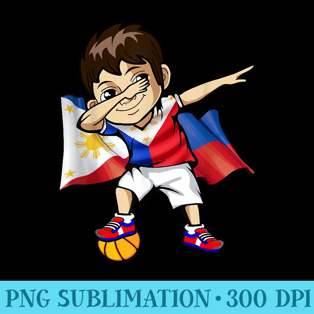 Dabbing Philippine Flag Basketball Meme Jersey T - High Qual | Inspire ...