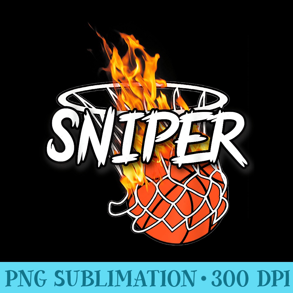 Basketball Sniper Hit From Anywhere Fire Basketball - PNG Do | Inspire ...
