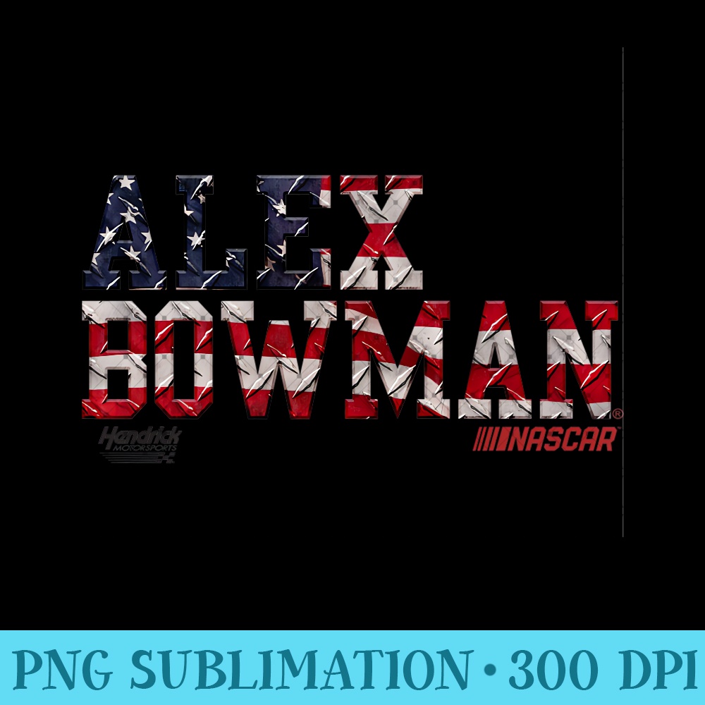NASCAR - Alex Bowman - Americana Premium - Digital PNG Artwo | Inspire ...