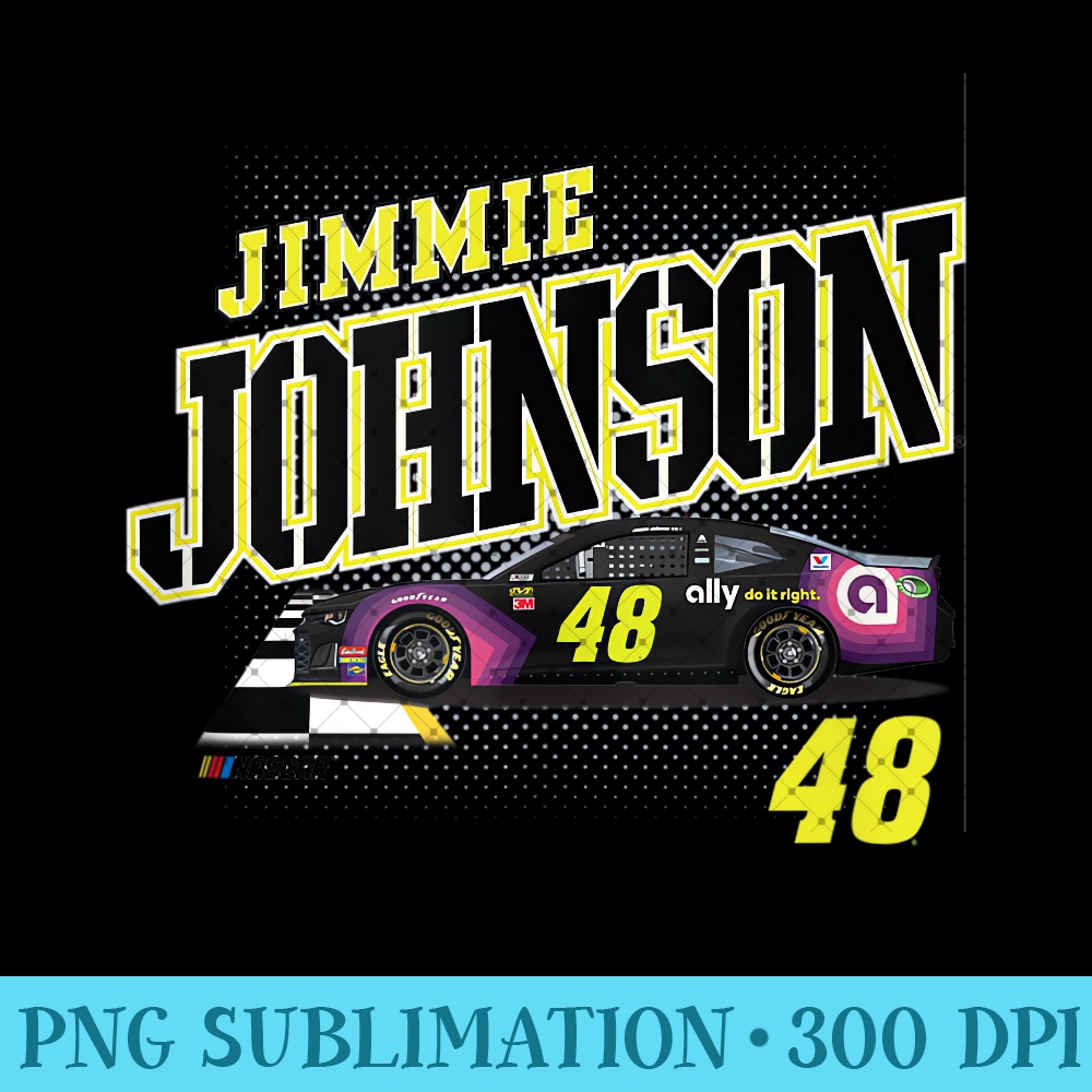 NASCAR - Jimmie Johnson - Finish Line - Trendy PNG Designs | Inspire Uplift